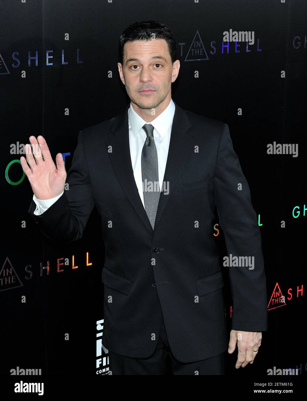 Actor David Alan Basche attends the NY premiere of Ghost in the Shell ...