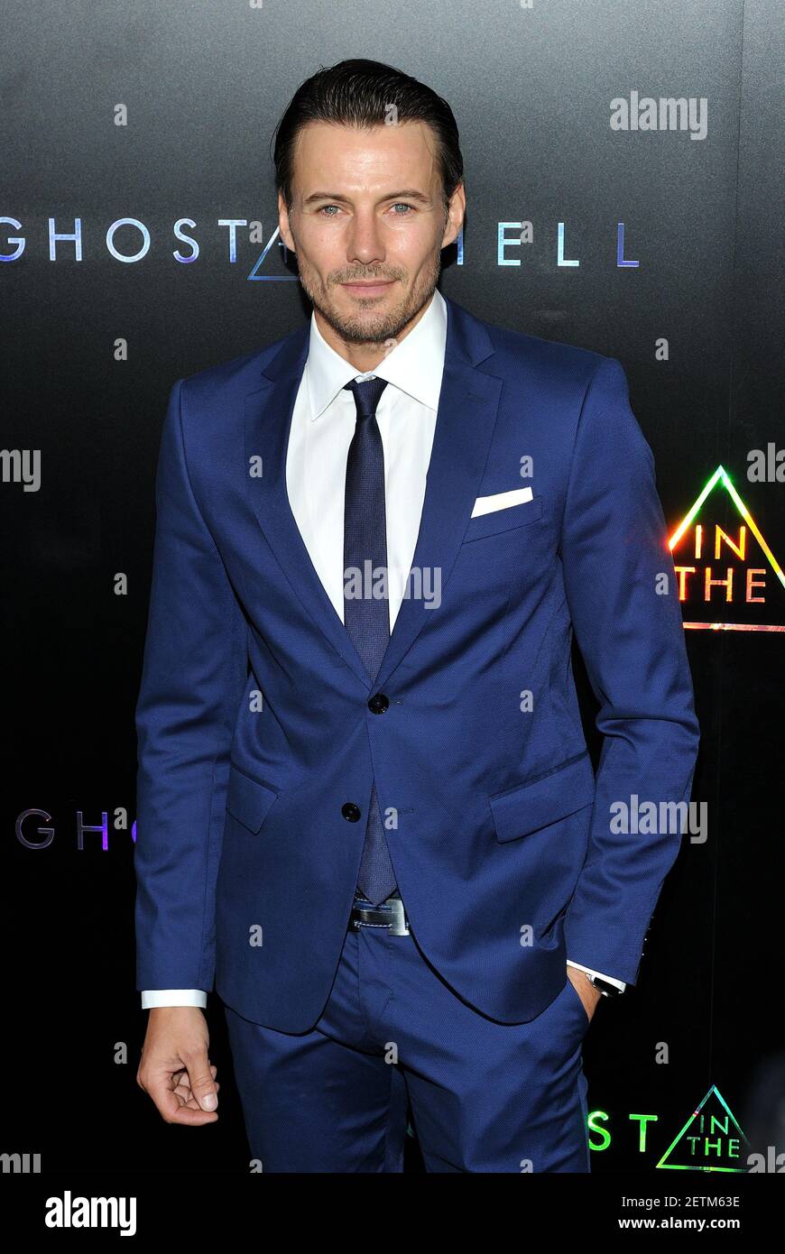 Model Alex Lundqvist attends the NY premiere of Ghost in the Shell at ...