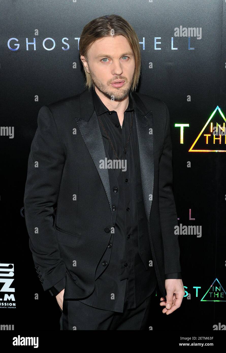 Actor Michael Carmen Pitt attends the NY premiere of Ghost in the Shell ...