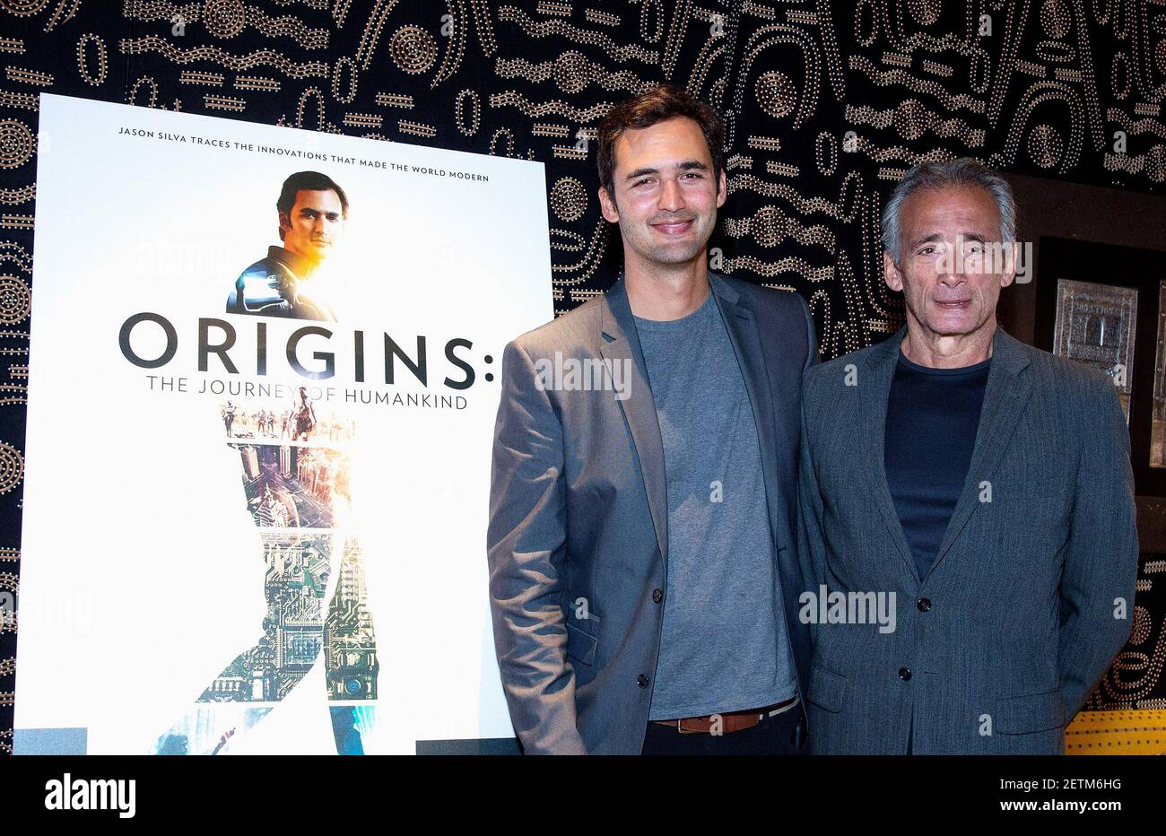 LONDON, UK - MARCH 29: Jason Silva and father Lewis Silva attend the ...