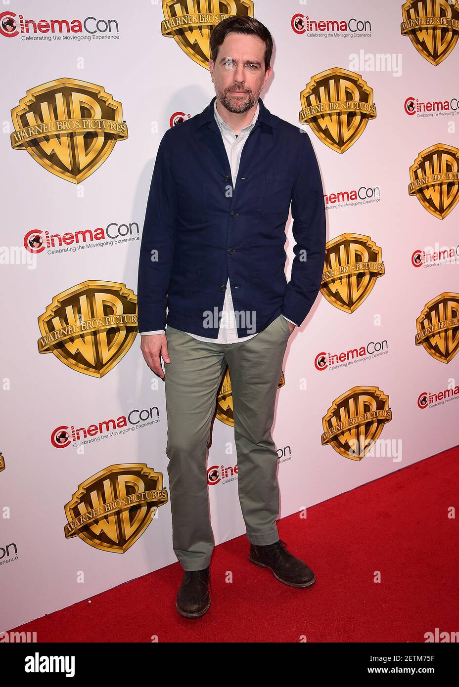 LAS VEGAS, NV - MARCH 29: Ed Helms at the CinemaCon 2017 Warner ...