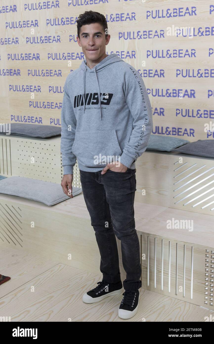 Marc Marquez attends the presentation of the new collection of clothes ...