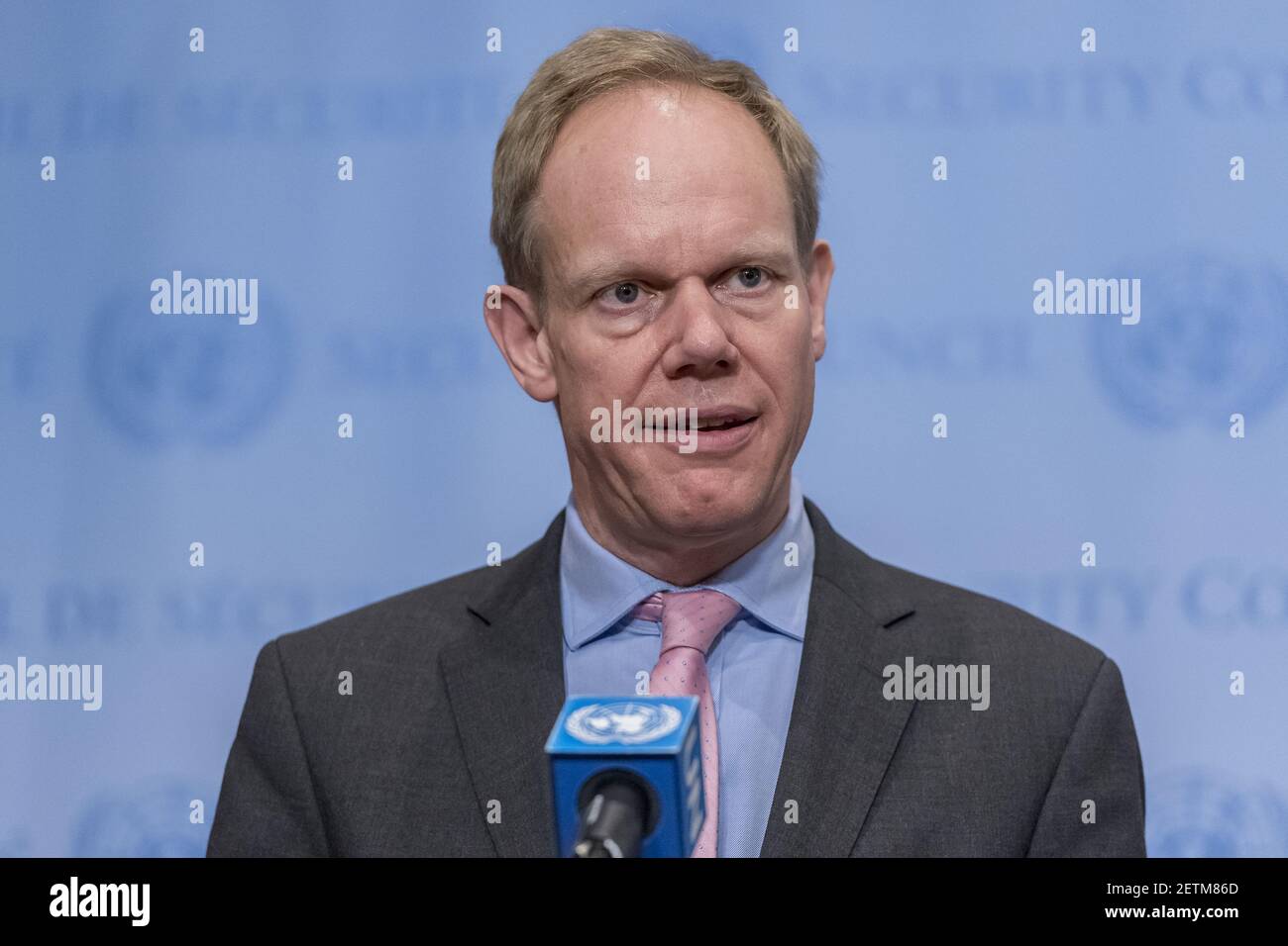 Following a United Nations Security Council programmed monthly briefing ...