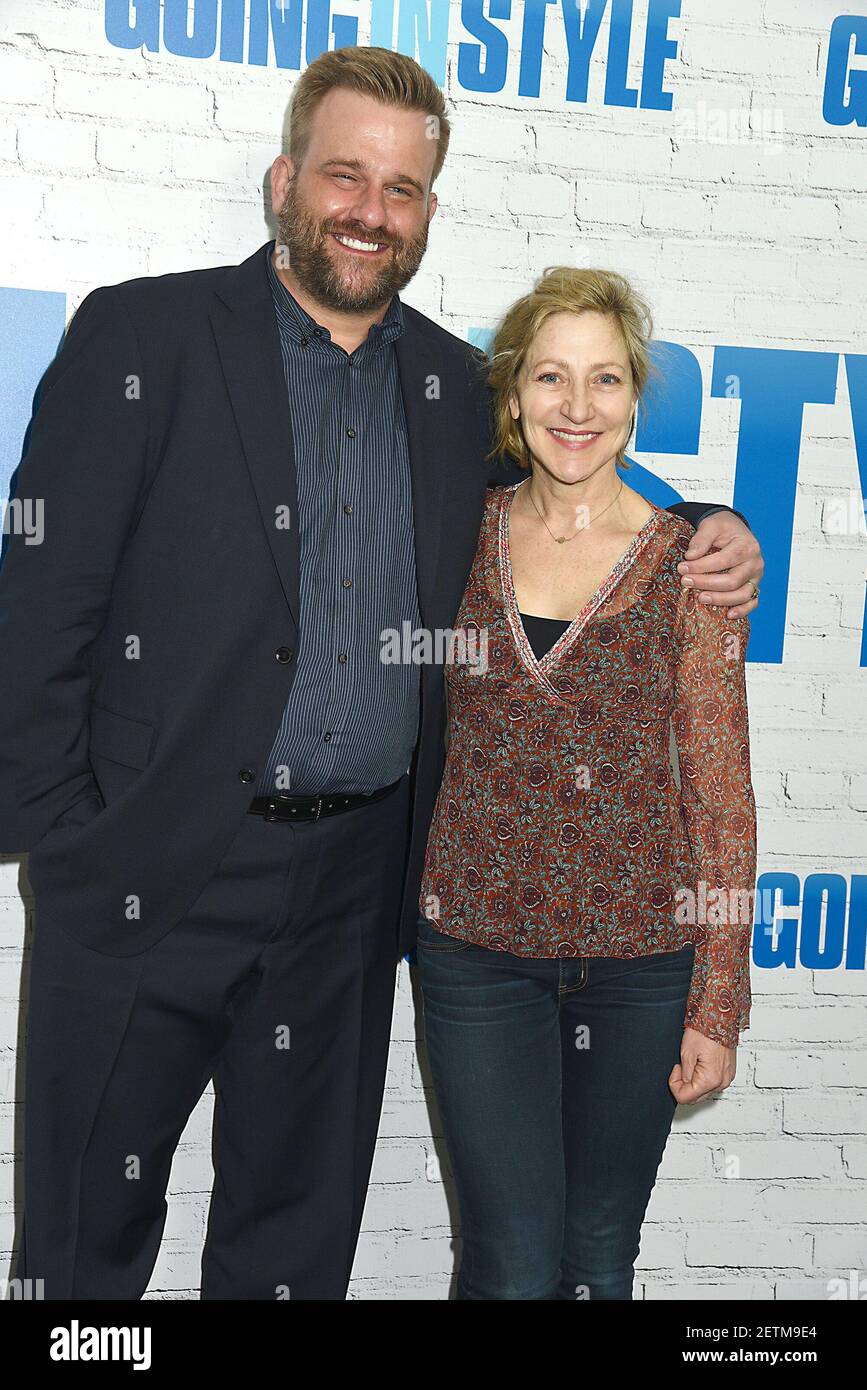 Stephen Wallem & Edie Falco attends the World Premiere of "Going In ...