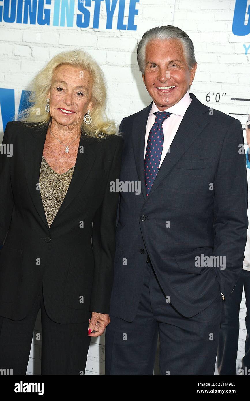 Terry Allen Kramer and George Hamilton attends the World Premiere of ...