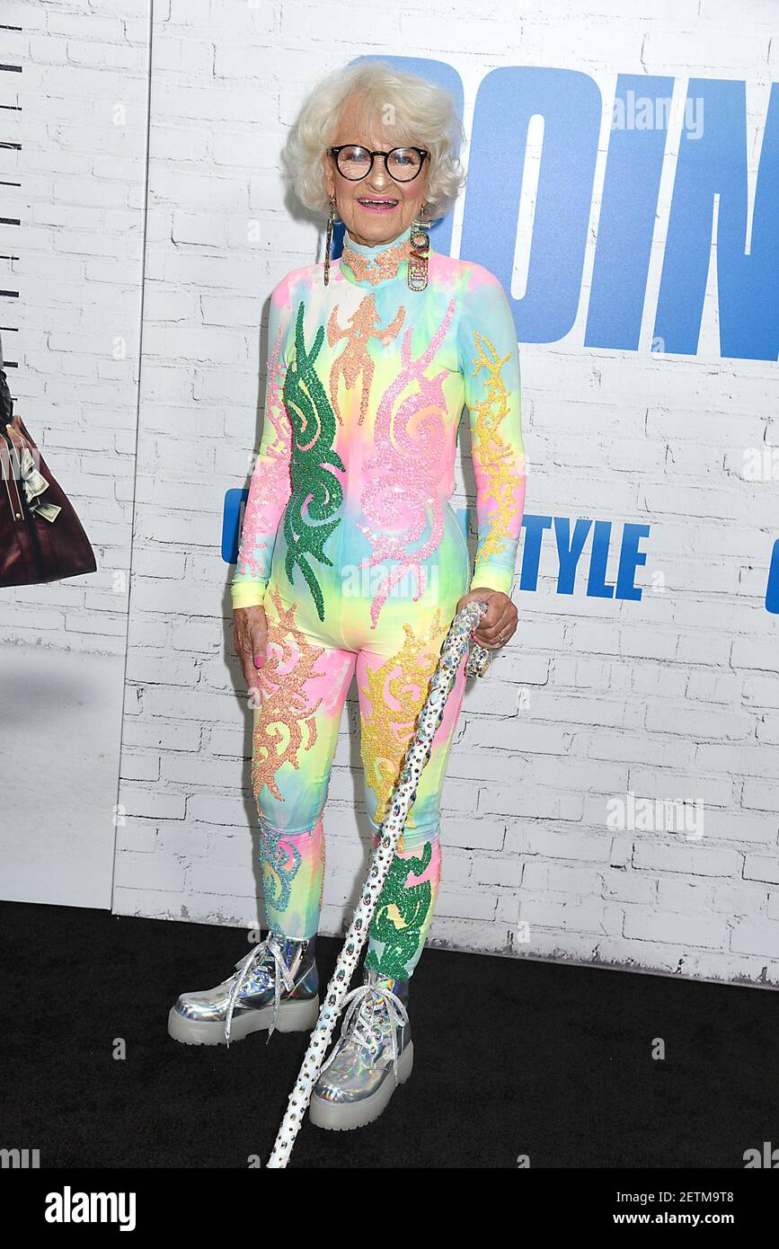 Baddie Winkle attends the World Premiere of "Going In Style" on March ...