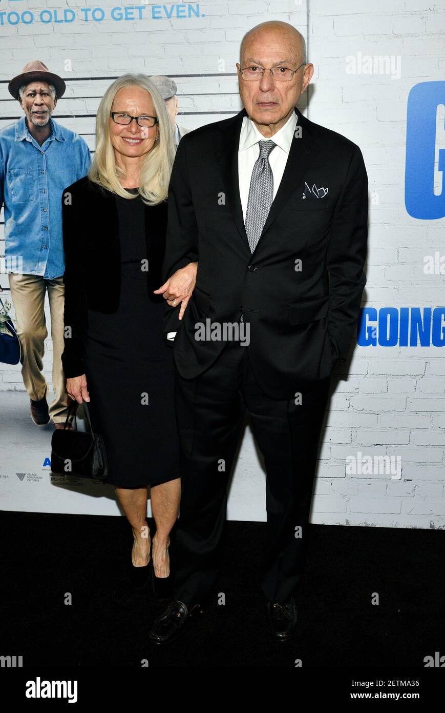 Actor Alan Arkin and wife Suzanne attend the world premiere of Going In ...