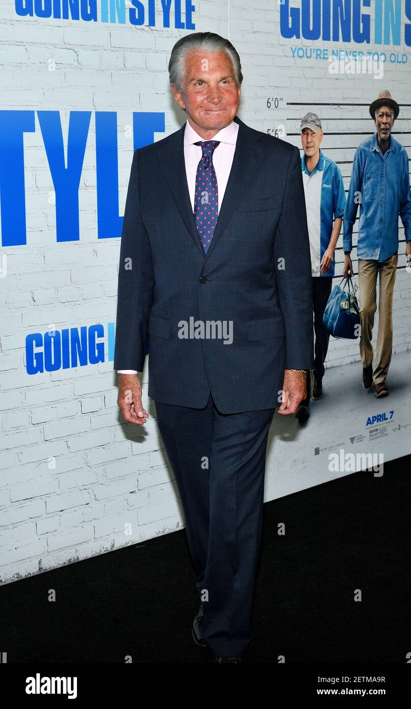 Actor George Hamilton attends the world premiere of Going In Style at ...