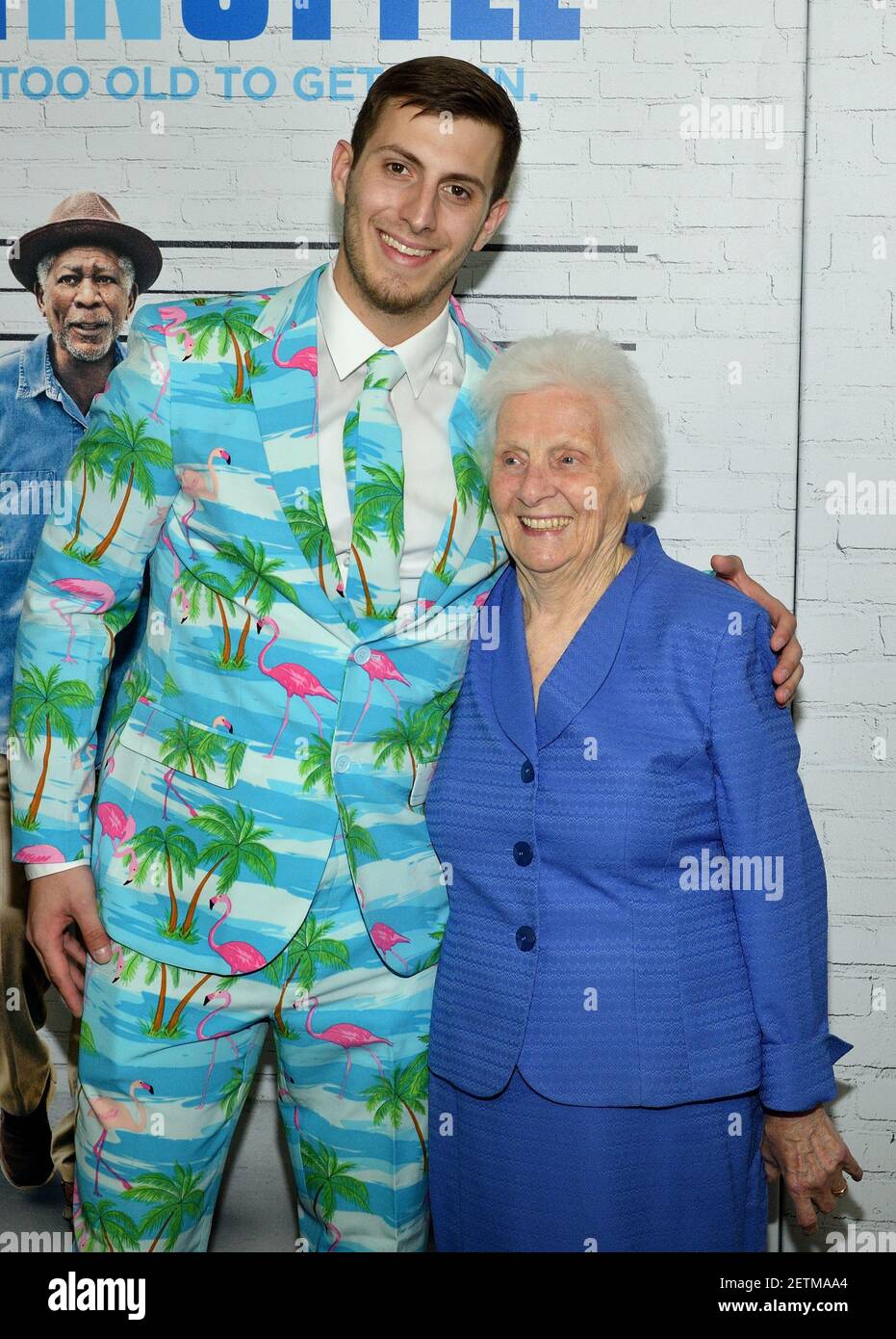 Actor Ross Smith and Pauline Kana attend the world premiere of Going In ...