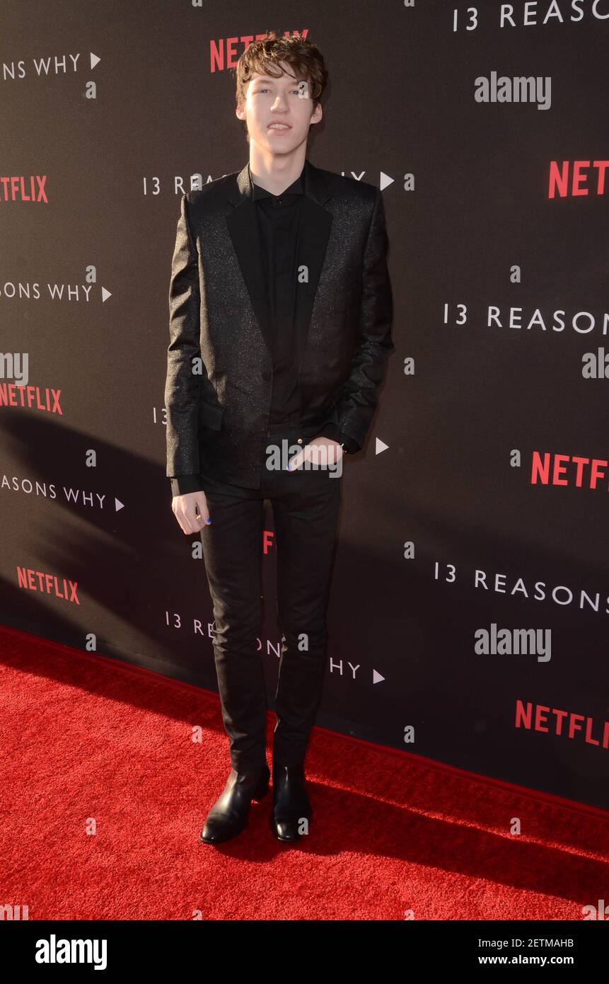 Devin Druid at “13 Reasons Why” Los Angeles Premiere at the Paramount ...