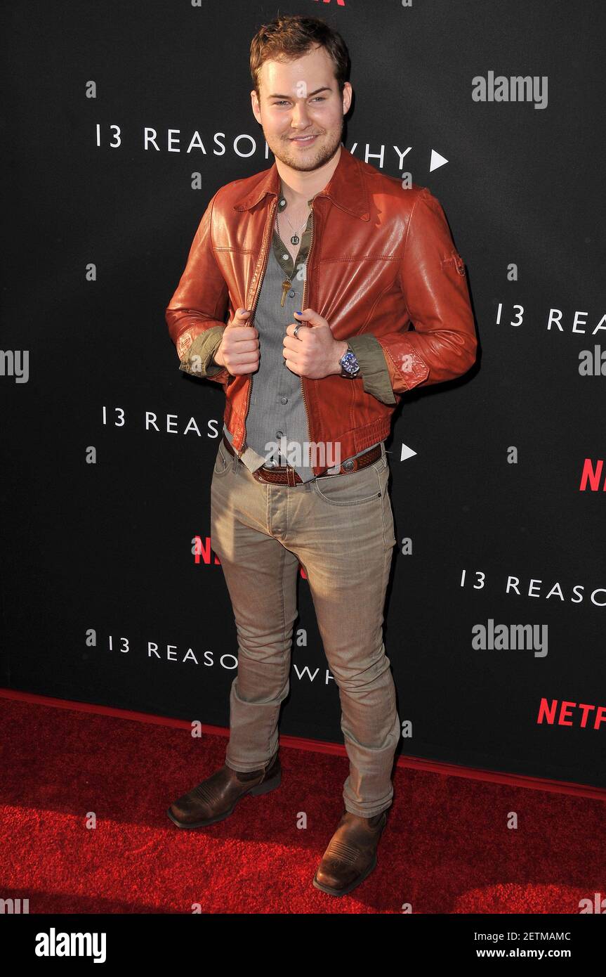 Justin Prentice at Netflix's "13 Reasons Why" Los Angeles Premiere held ...