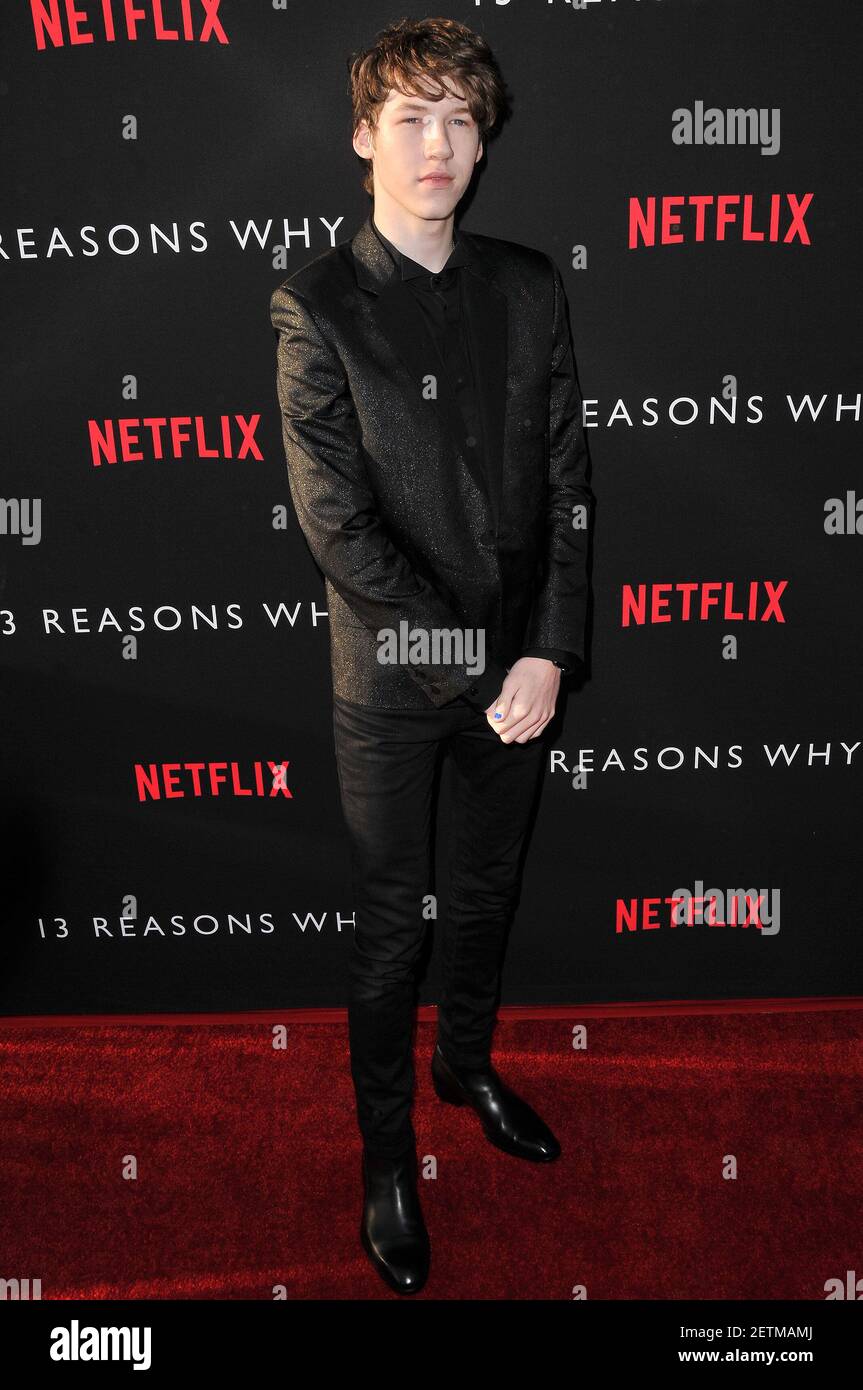 Devin Druid at Netflix's "13 Reasons Why" Los Angeles Premiere held at ...