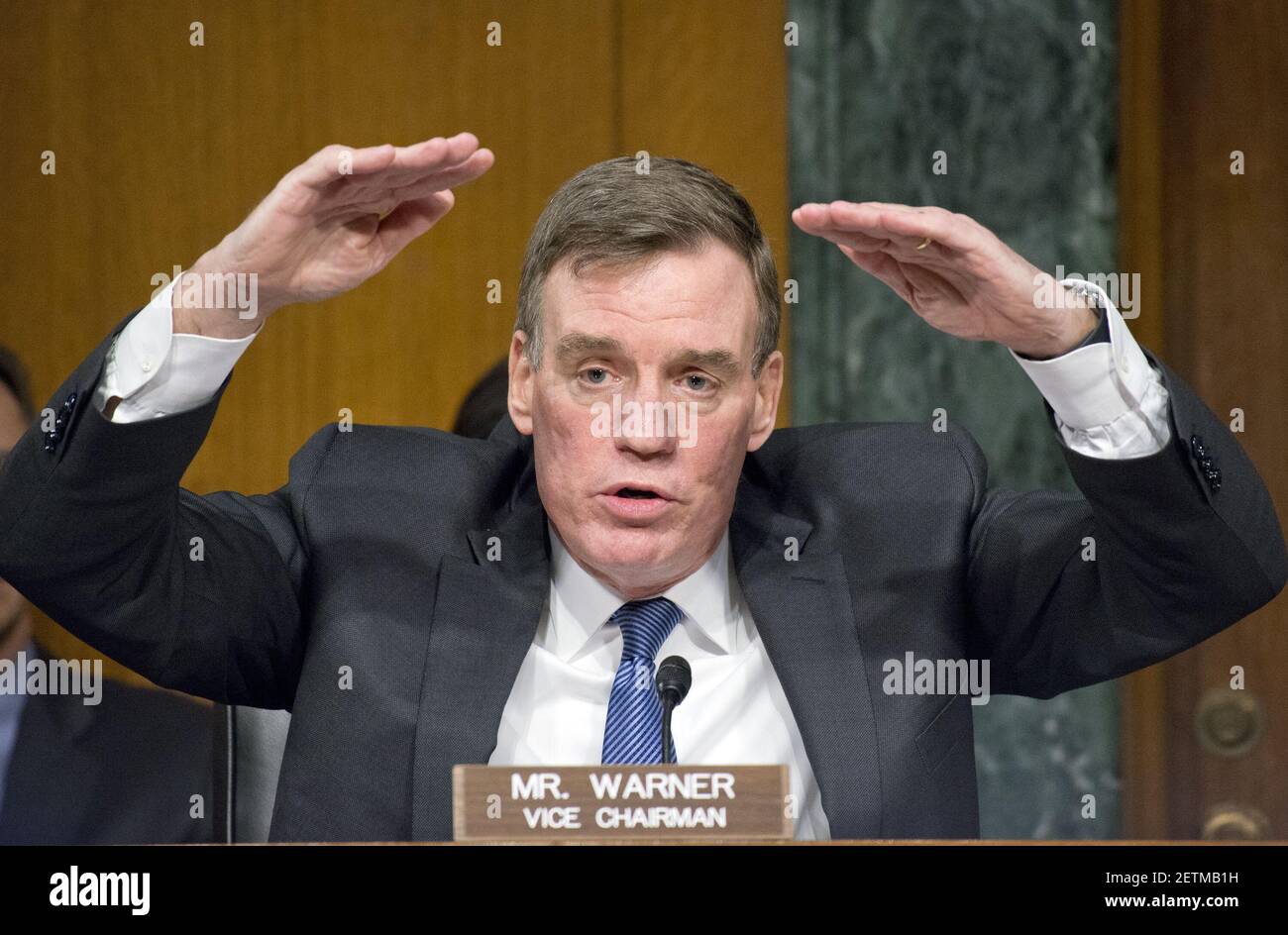 United States Senator Mark Warner (Democrat of Virginia), Vice Chairman ...