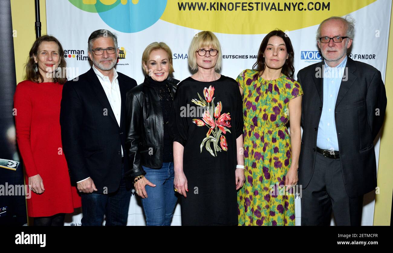 L-R: Mariette Rissenbeek (Managing Dir., German Films), Peter Barbey ...
