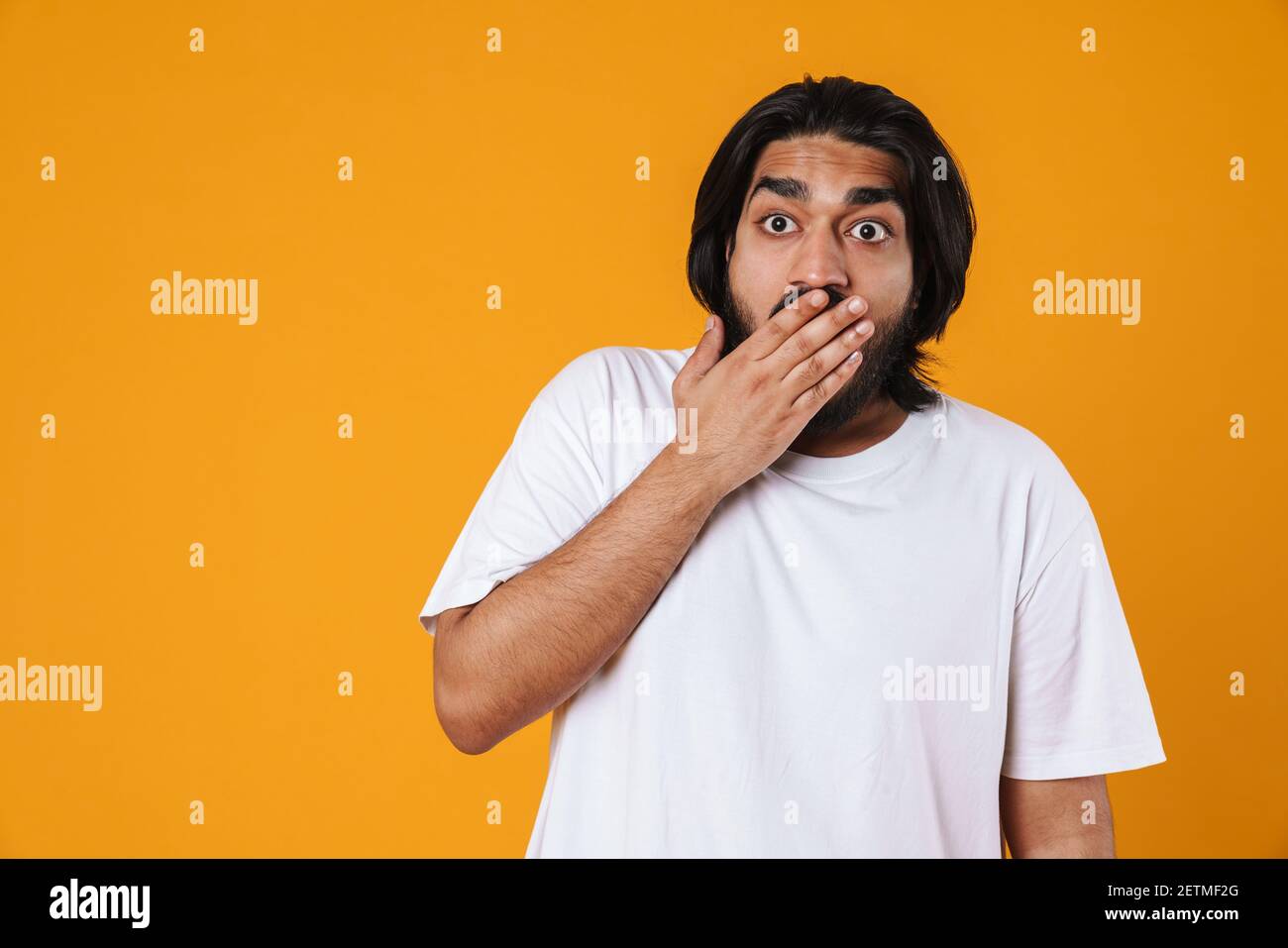 Indian man surprise shock hi-res stock photography and images - Alamy