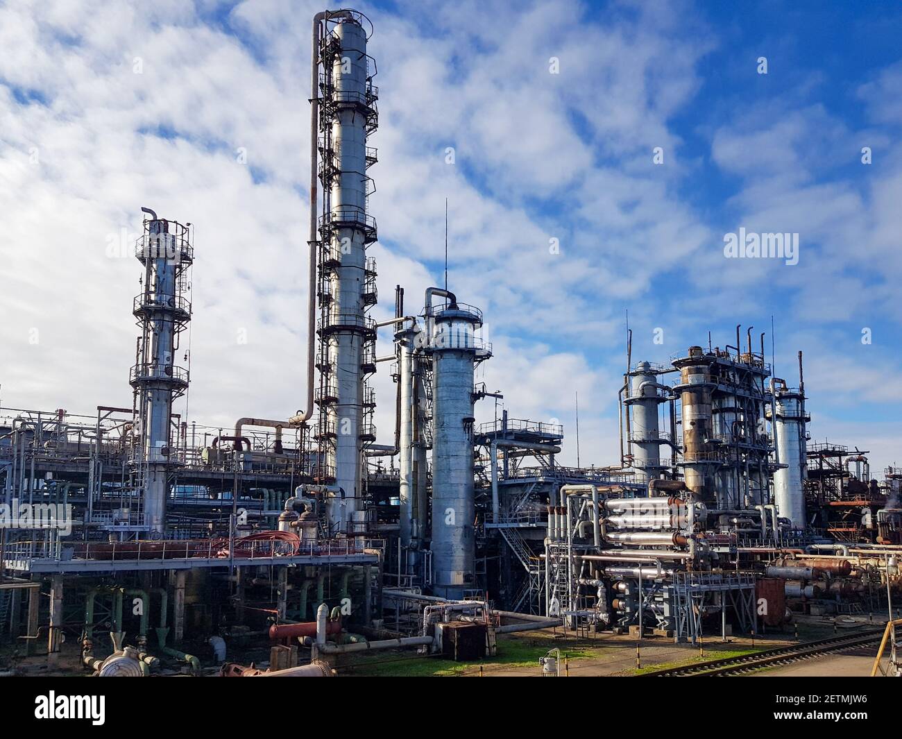 Chemical tower hi-res stock photography and images - Alamy