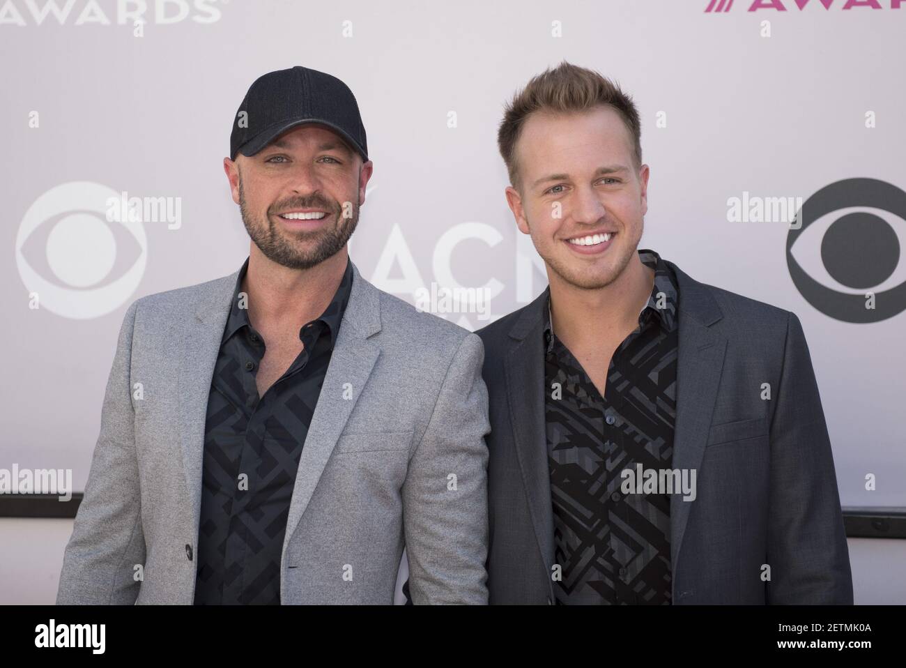 Cody Alan, left, and Michael Trea Smith arrive on the red carpet at the ...