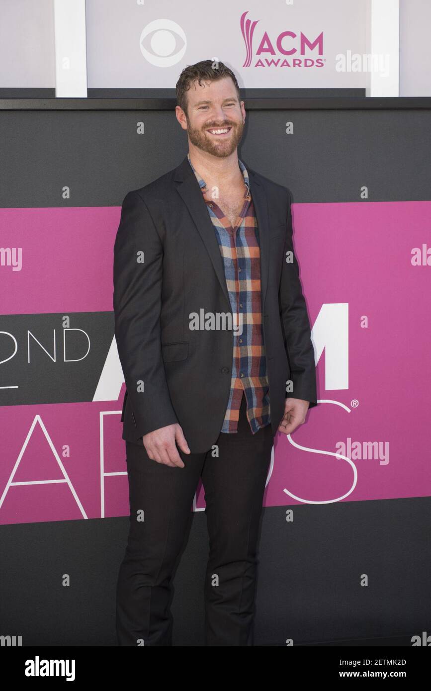 James McCoy Taylor arrives on the red carpet at the Academy of Country ...
