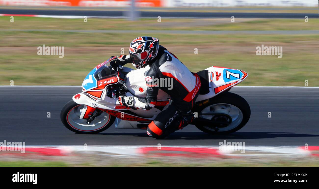 Superbike Testing at Winton Stock Photo - Alamy