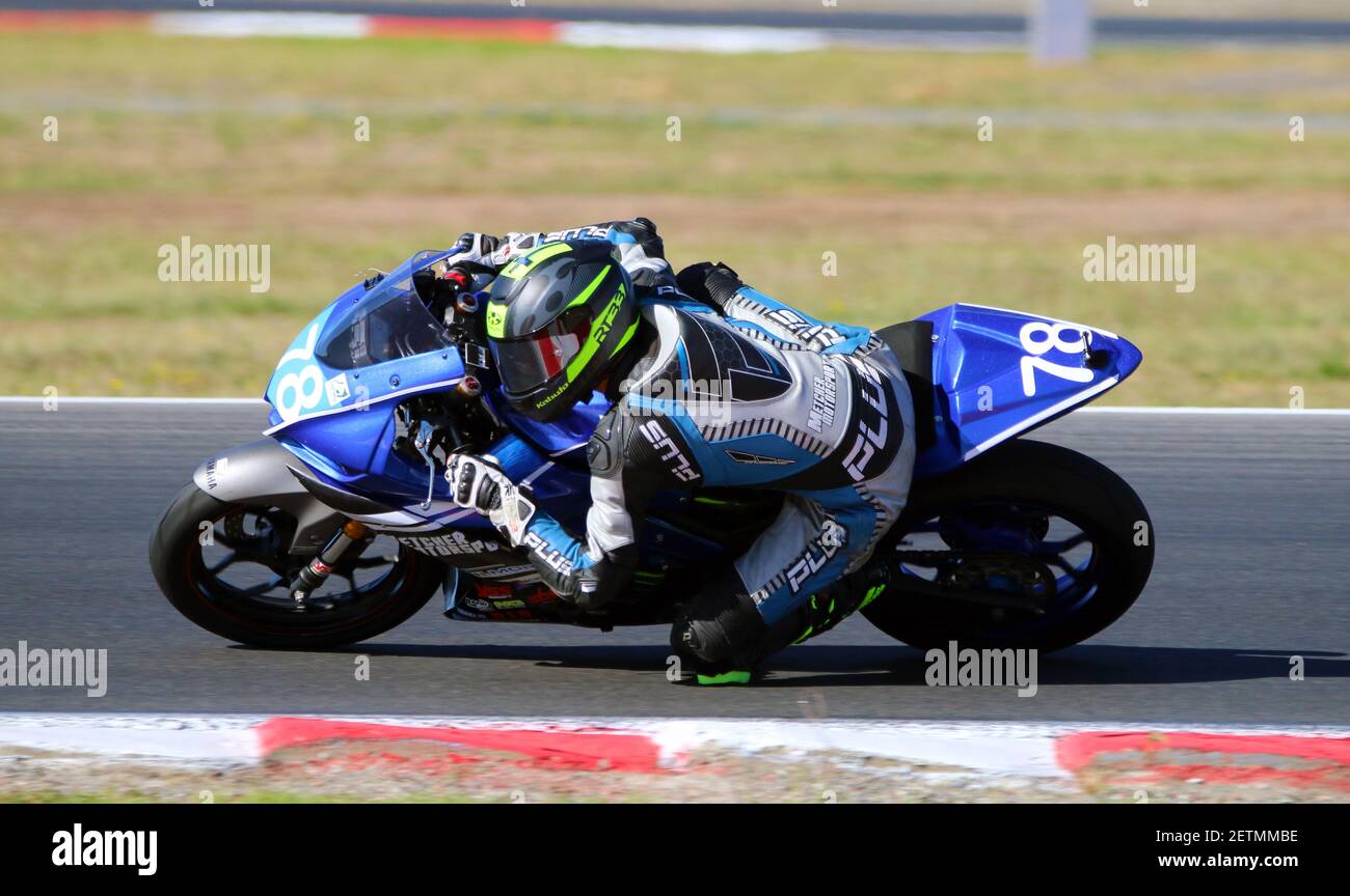 Superbike Testing at Winton Stock Photo - Alamy