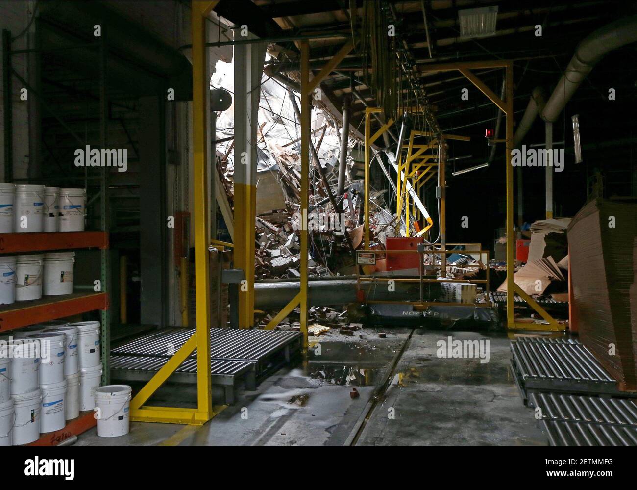 The interior of the Loy-Lange Box Company, 222 Russell Blvd. in St ...