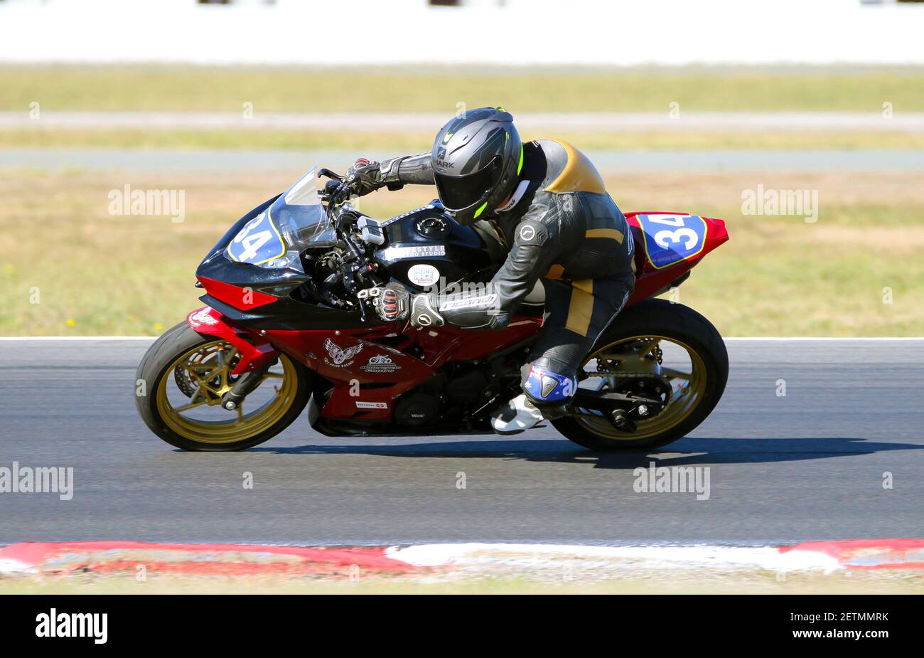 Superbike Testing at Winton Stock Photo - Alamy