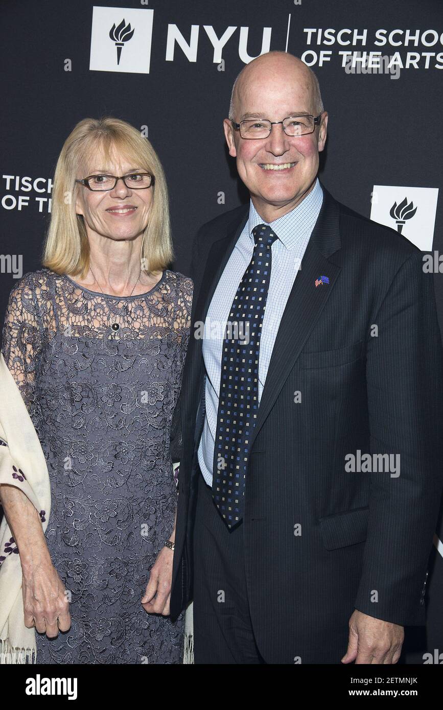 Jennie Hamilton and Andrew Hamilton attends the NYU Tisch School of the ...