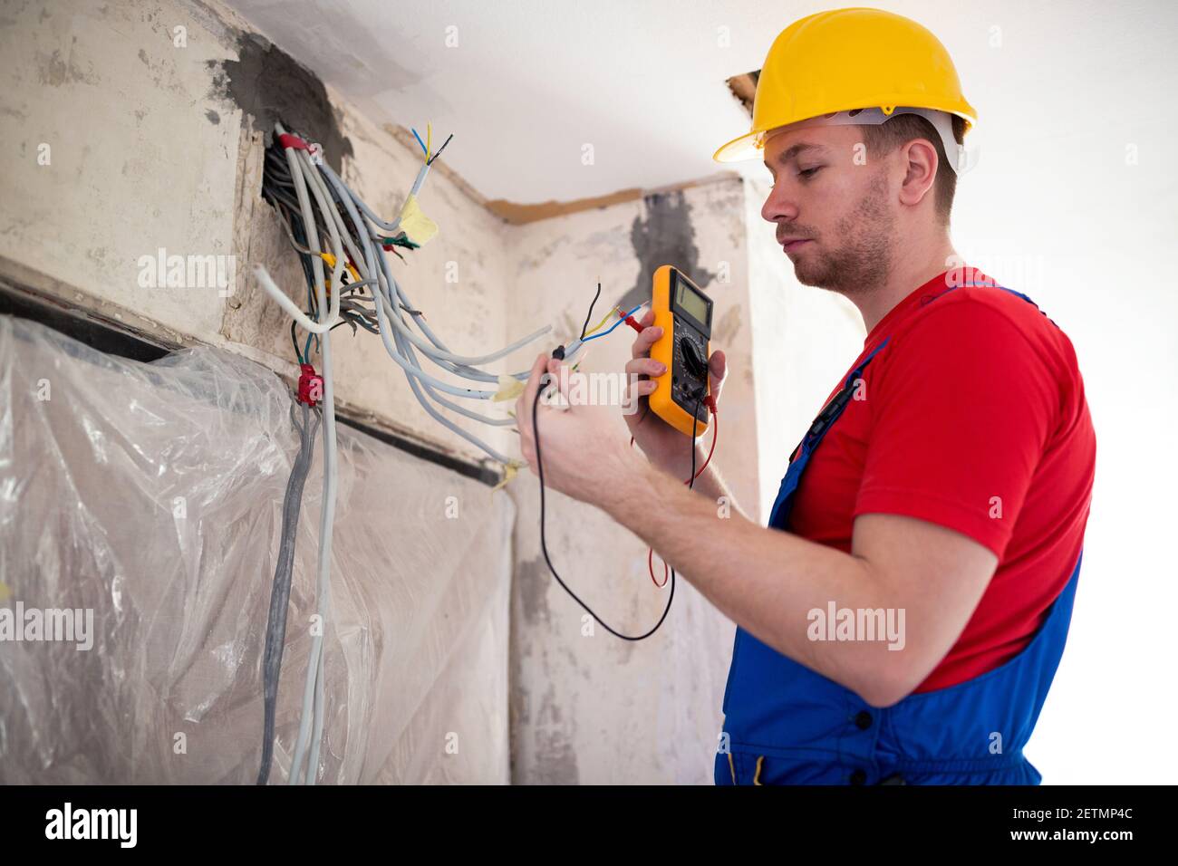 Safety testing construction hi-res stock photography and images - Alamy
