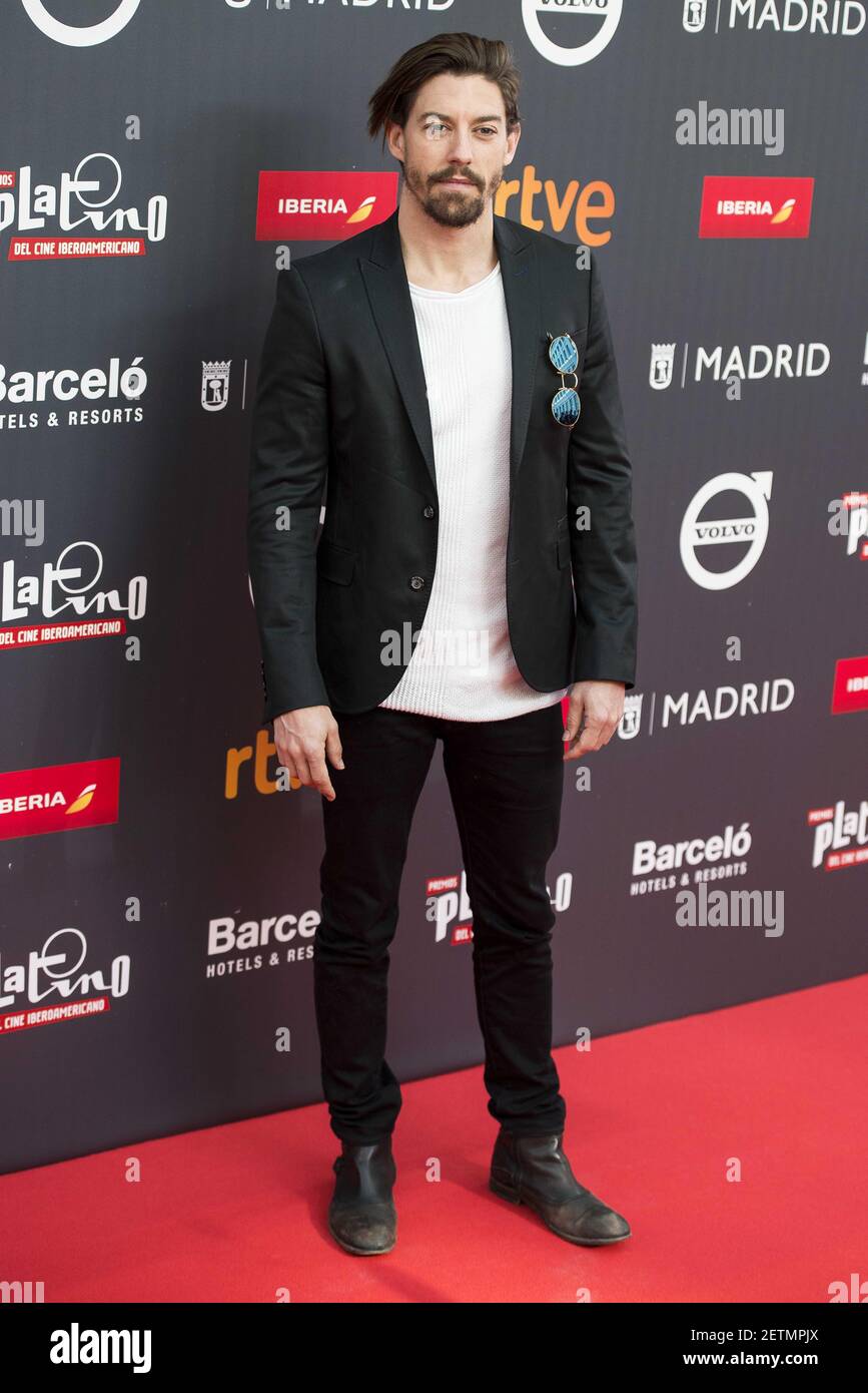 Adrian Lastra attends to the presentation of the "Premios Platino" at ...