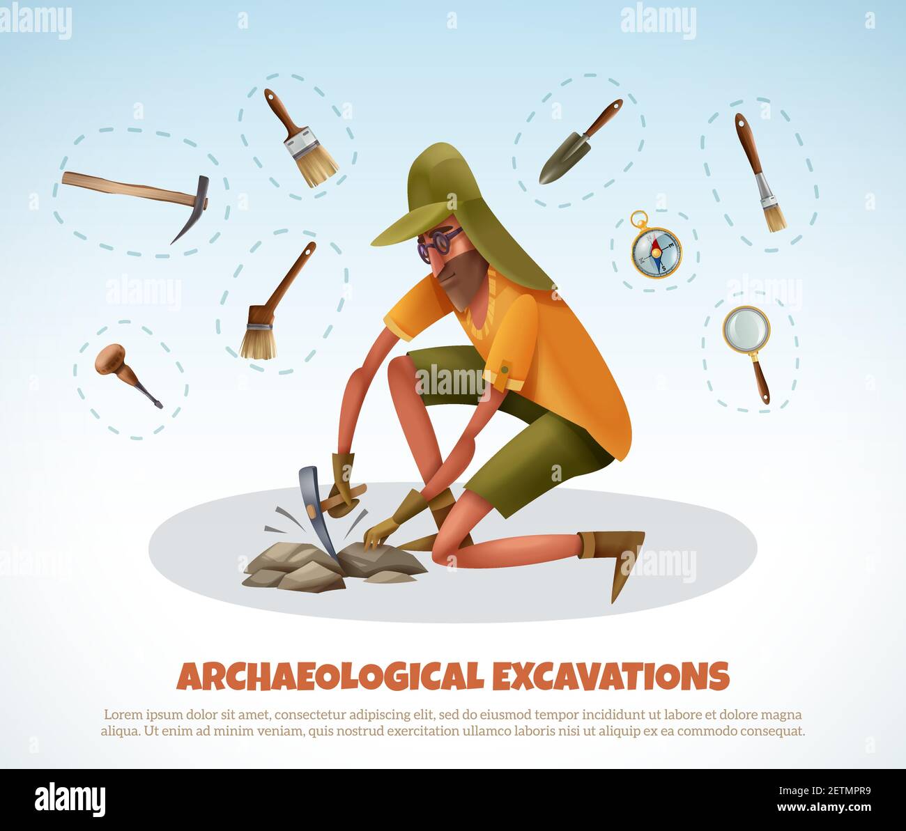 Digging Stock Vector Images - Alamy