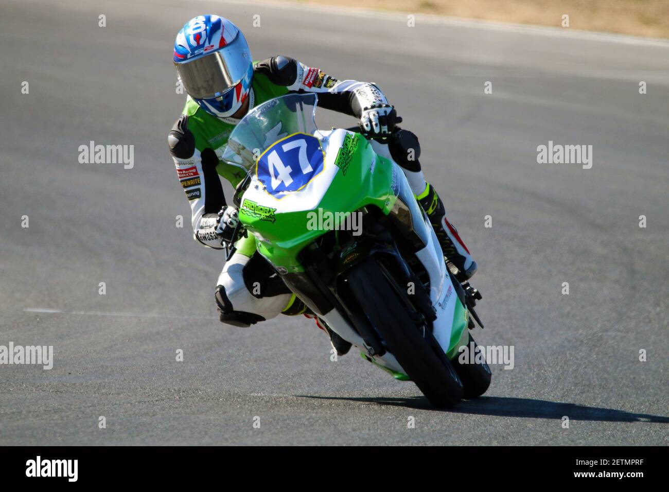 Superbike Testing at Winton Stock Photo - Alamy