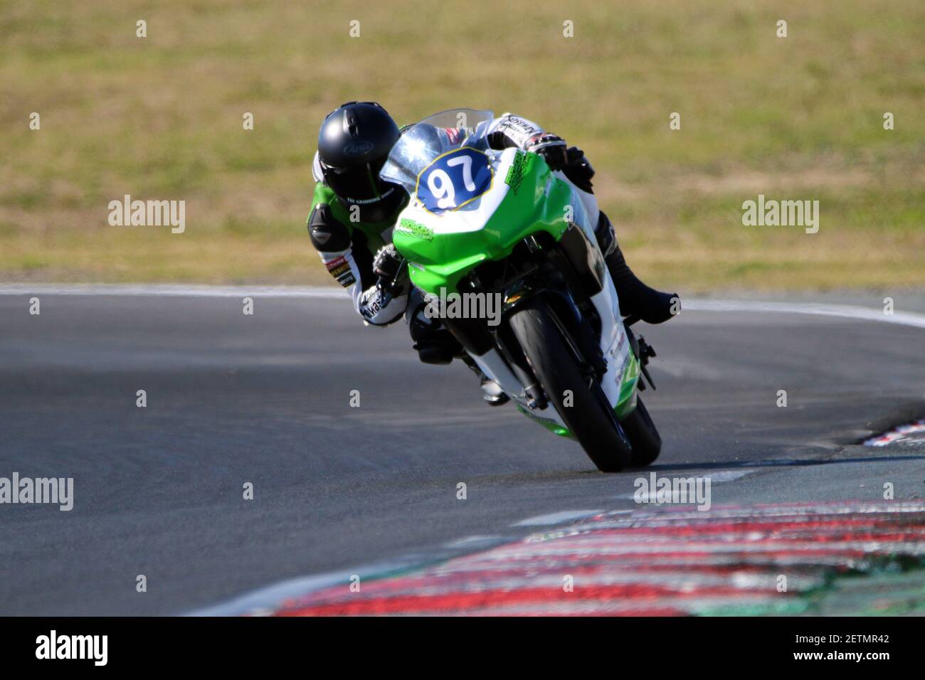 Superbike Testing at Winton Stock Photo - Alamy