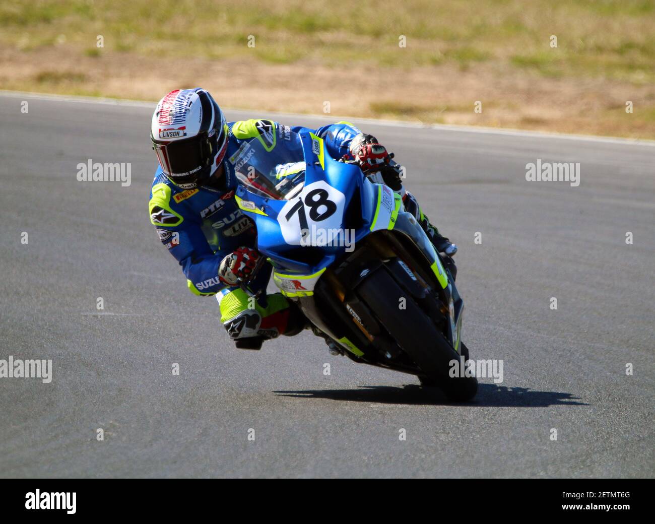 Superbike Testing at Winton Stock Photo - Alamy