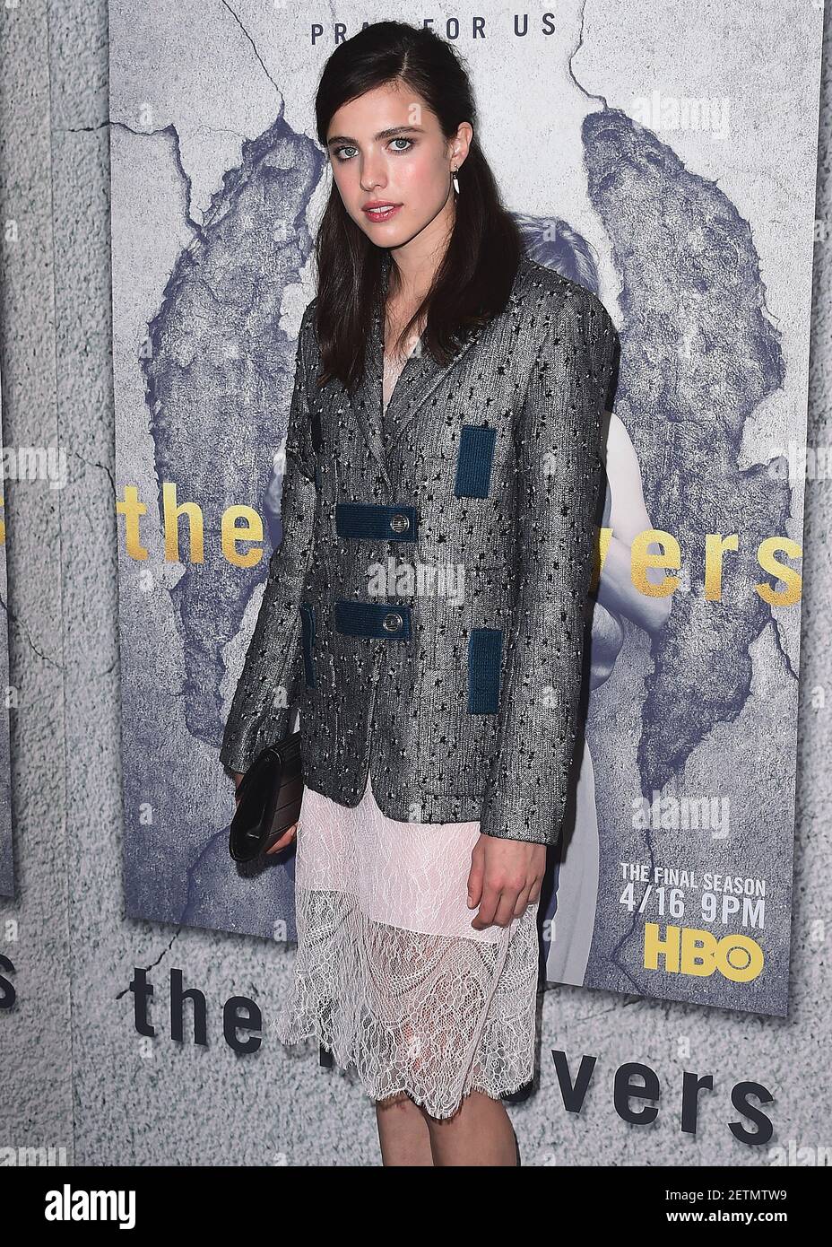 HOLLYWOOD, CA - APRIL 4: Margaret Qualley at the premiere of HBO's "The ...