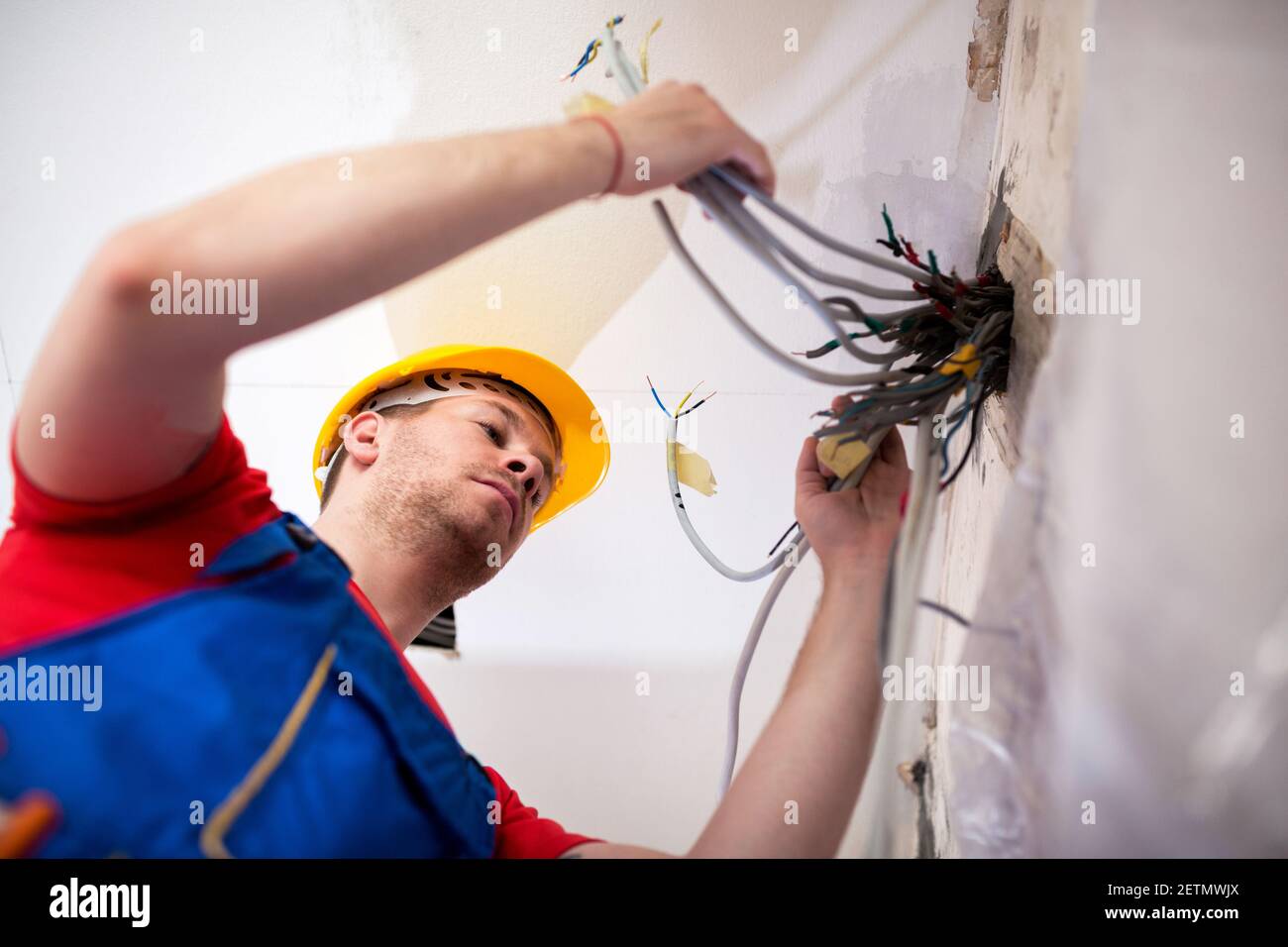 Cable placement hi-res stock photography and images - Alamy