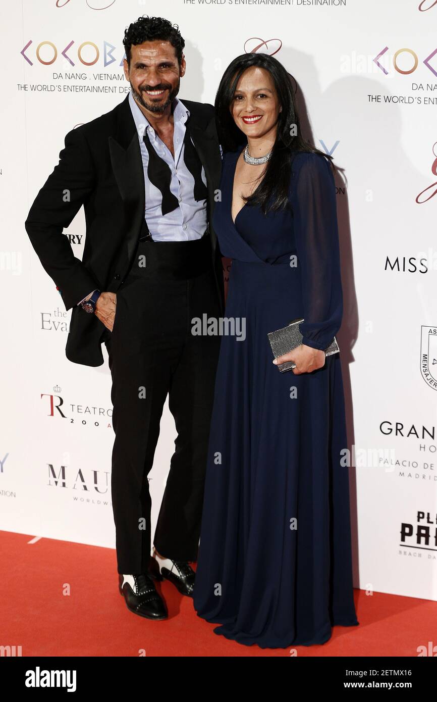 Oscar Higares and his wife Sandra Alvarez attends the photocall of the ...