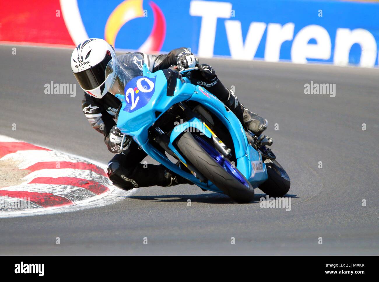 Superbike Testing at Winton Stock Photo - Alamy