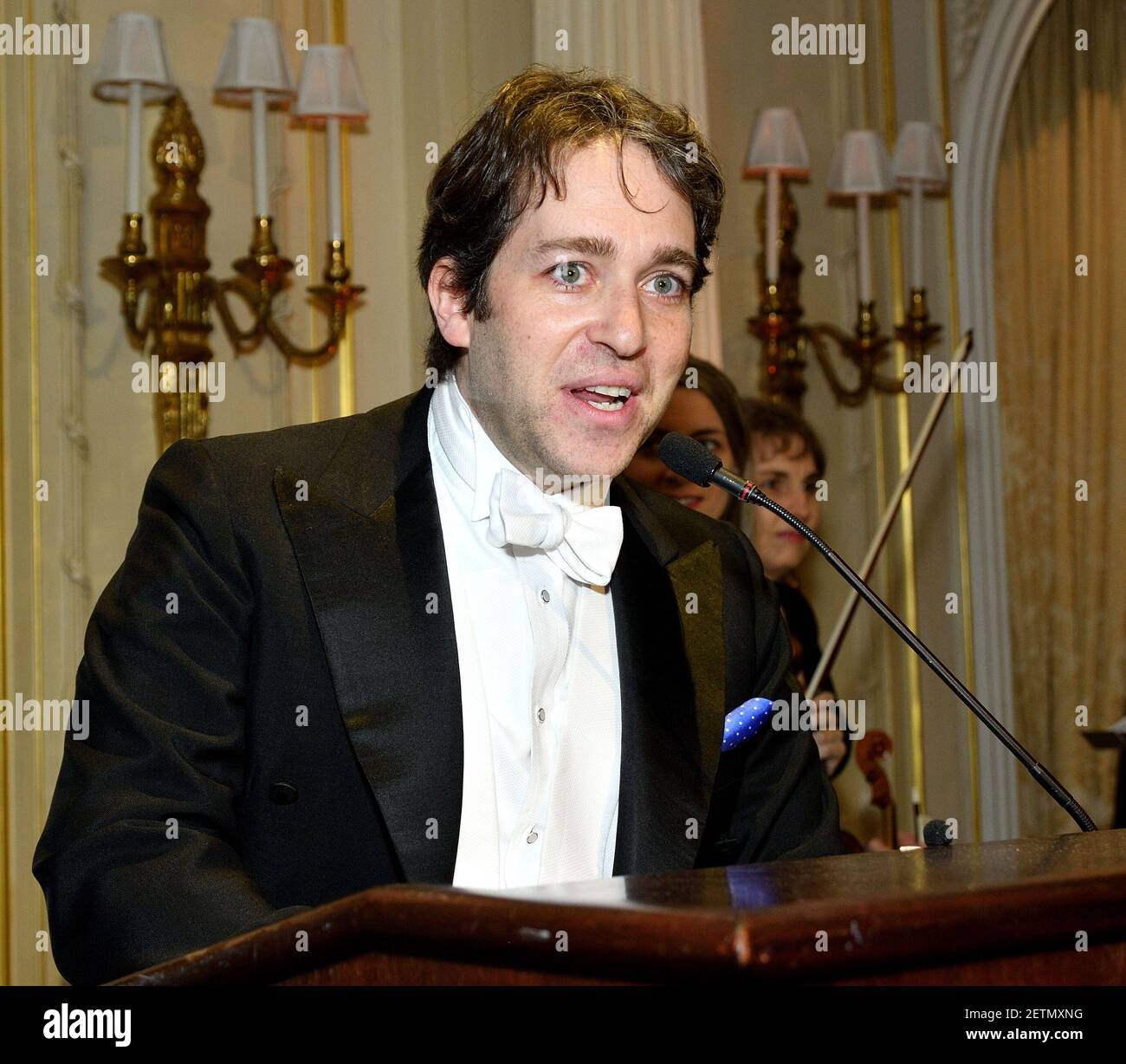 Clarion Director Steven Fox speaks to the attendees at The Clarion ...