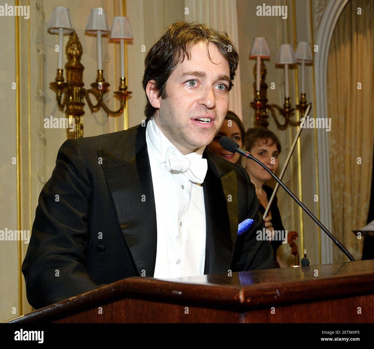 Clarion Director Steven Fox speaks to the attendees at The Clarion ...