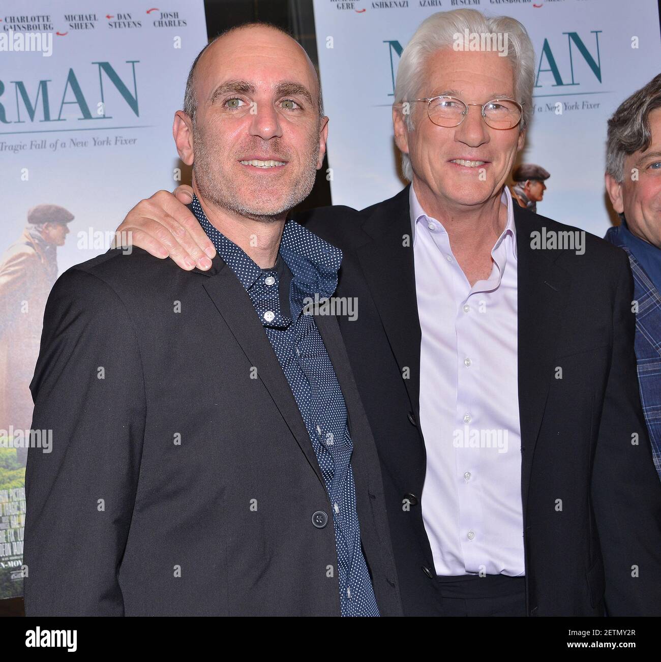 (L-R) Director Joseph Cedar and Actor Richard Gere arrives at the ...