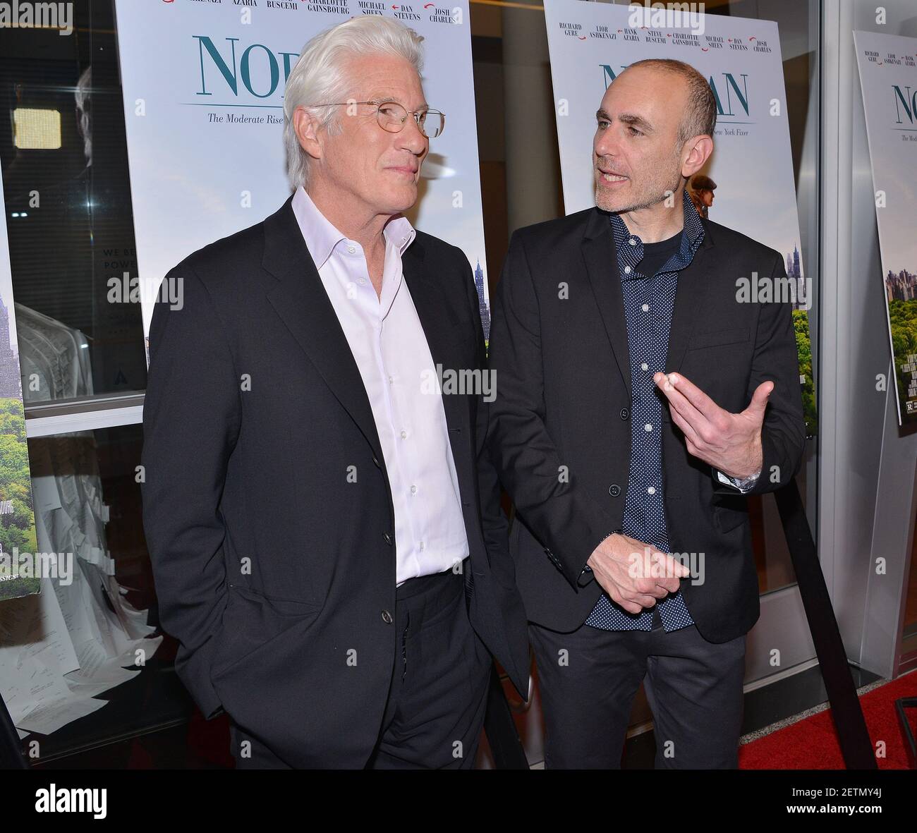 (L-R) Actor Richard Gere and Director Joseph Cedar arrives at the ...