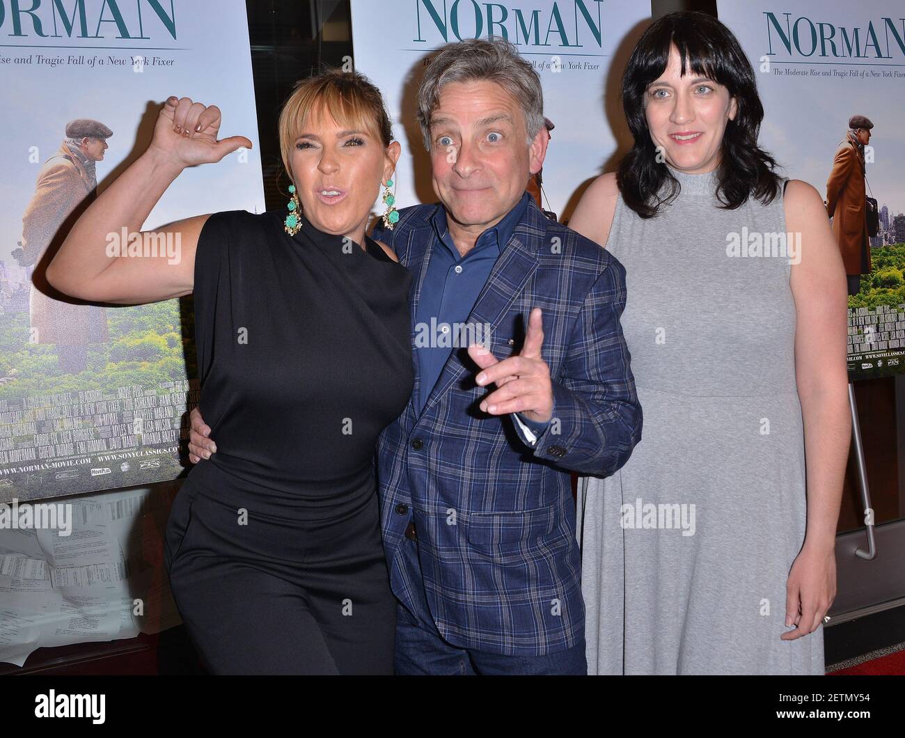 (L-R) Miranda Bailey, Eyal Rimmon and Amanda Marshall arrives at the ...