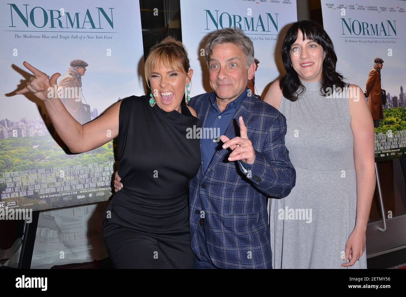 (L-R) Miranda Bailey, Eyal Rimmon and Amanda Marshall arrives at the ...