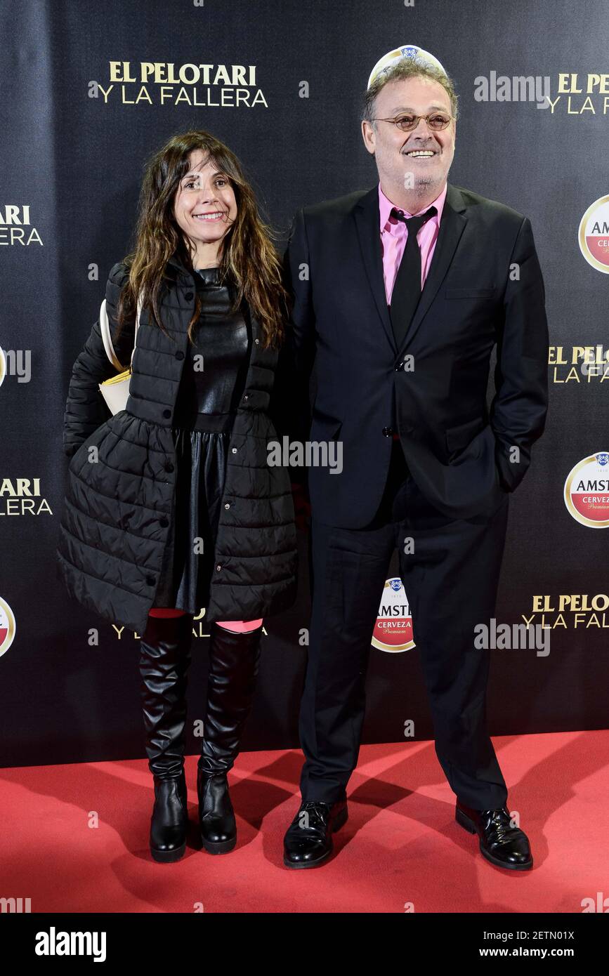 Maria Arellano and Pablo Carbonell attends to the premiere of the short ...