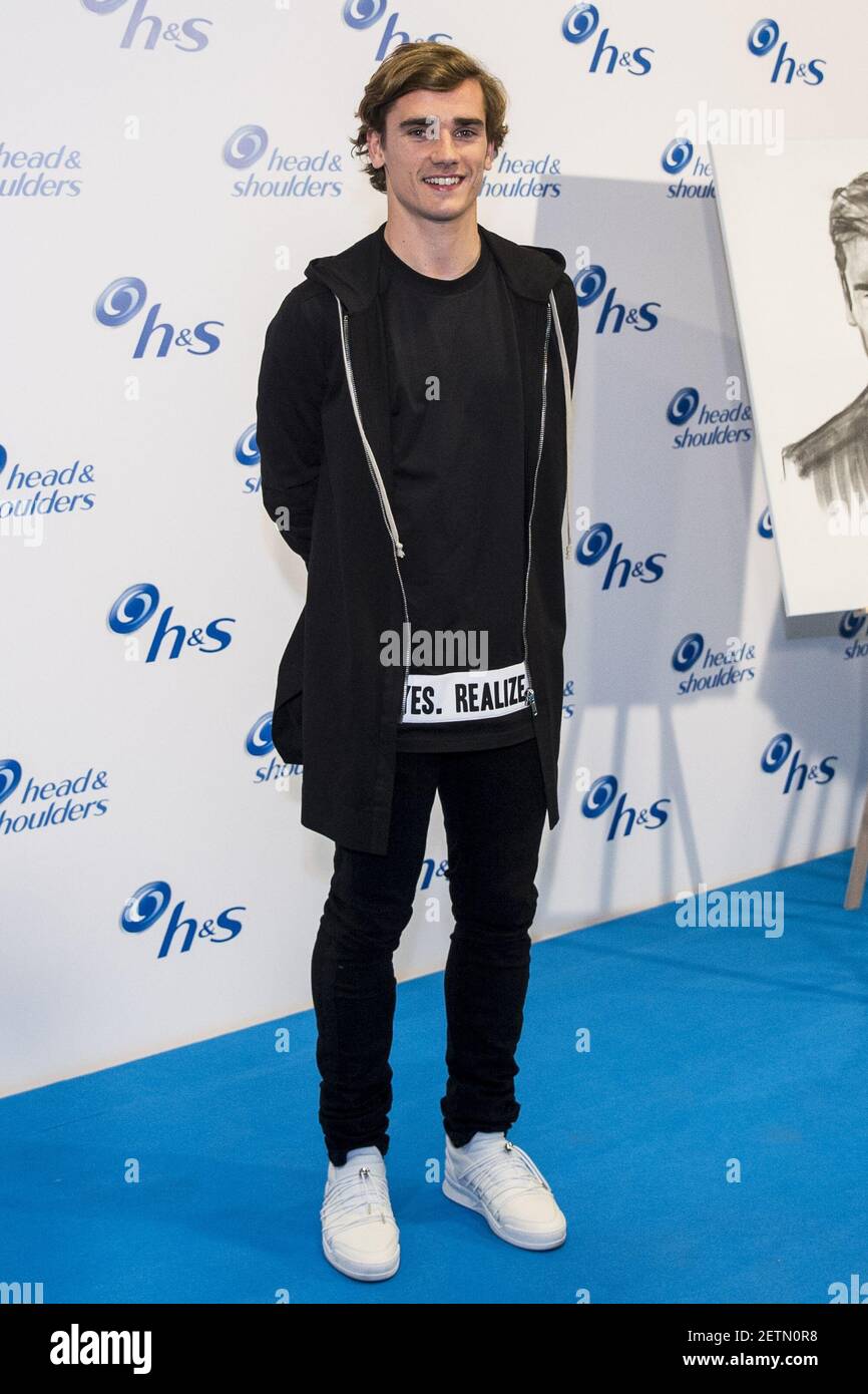 Antoine Griezmann attends the presentation of H&S in Madrid, Spain ...