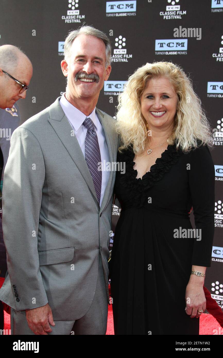 Wyatt McCrea (L) and Lisa McCrea at the 2017 TCM Classic Film Festival ...