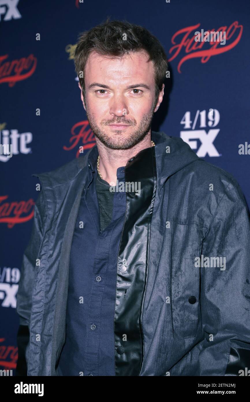 NEW YORK, NY - APRIL 6: Costa Ronin attends "FX's 2017 All-Star Upfront Red Carpet Event" at the ...