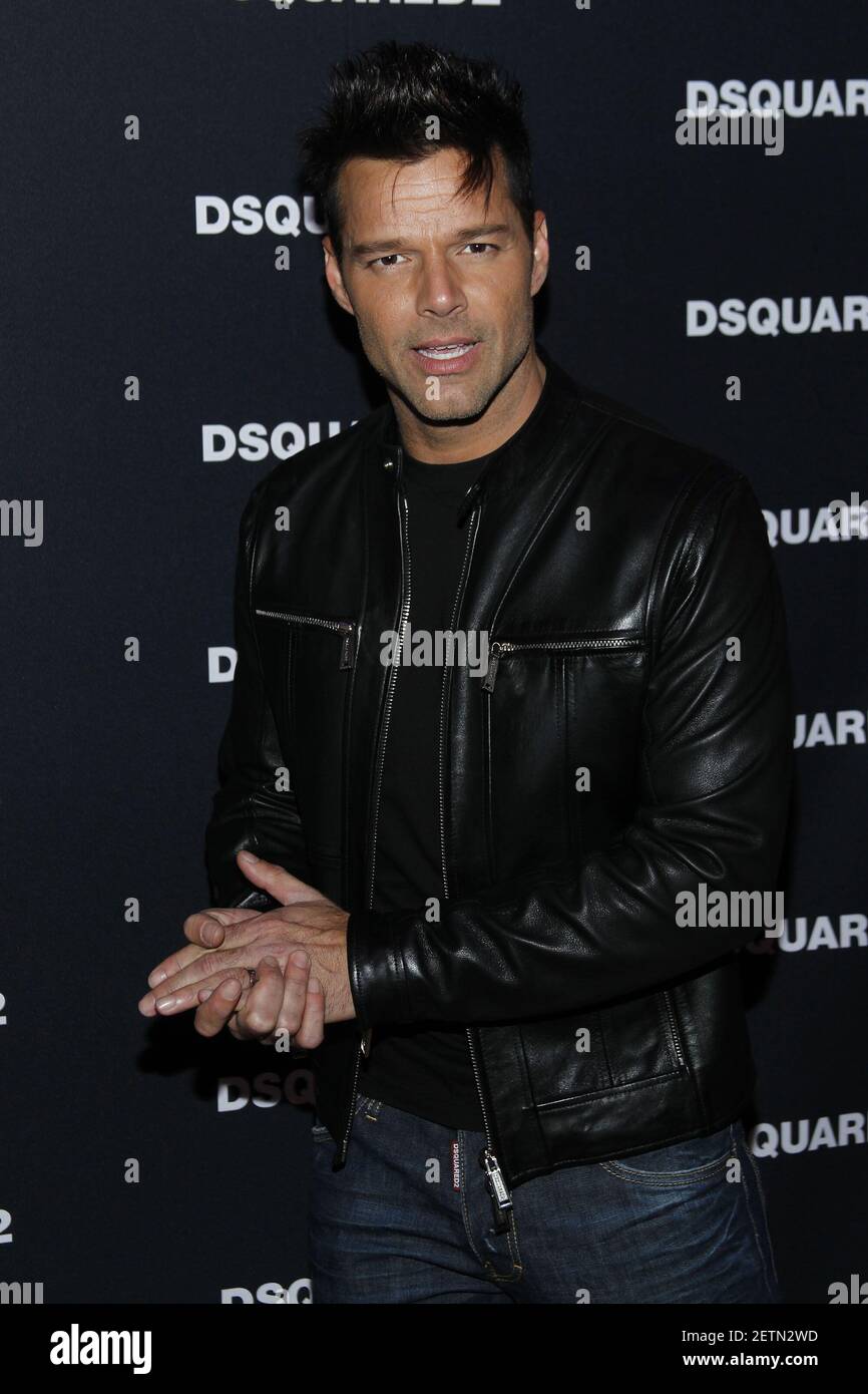 Ricky Martin arrives for the DSQUARED2 Grand Opening Party, The Shops ...