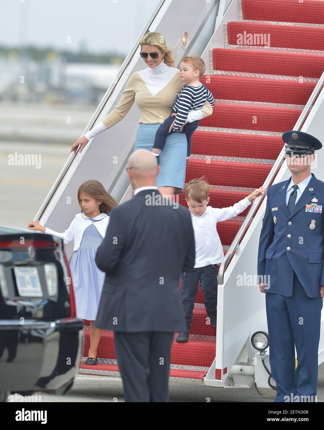 WEST PALM BEACH, FL - APRIL 06: Ivanka Trump, Arabella Rose Kushner ...