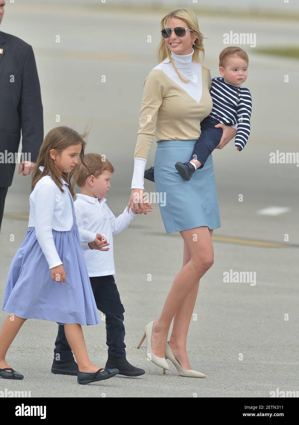 WEST PALM BEACH, FL - APRIL 06: Ivanka Trump, Arabella Rose Kushner ...